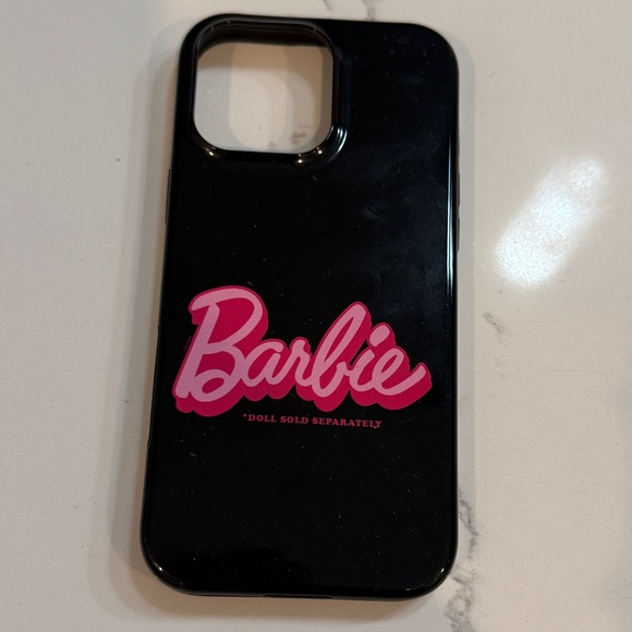 Barbie | Cell Phones & Accessories | Barbie Glossy Black Case With Pink ...
